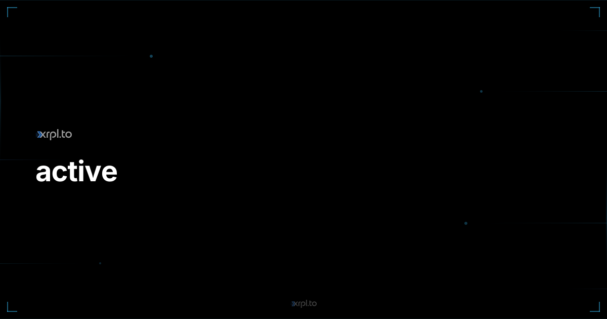 Active XRPL Tokens — XRP Ledger Active List, Prices & Volume | XRPL.to