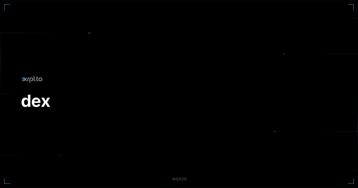 Dex XRPL Tokens — XRP Ledger Dex List, Prices & Volume | XRPL.to